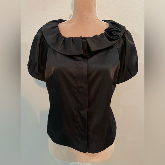 ECI | Jackets & Coats | Eci Satin Bolero Style Jacket | Poshmark